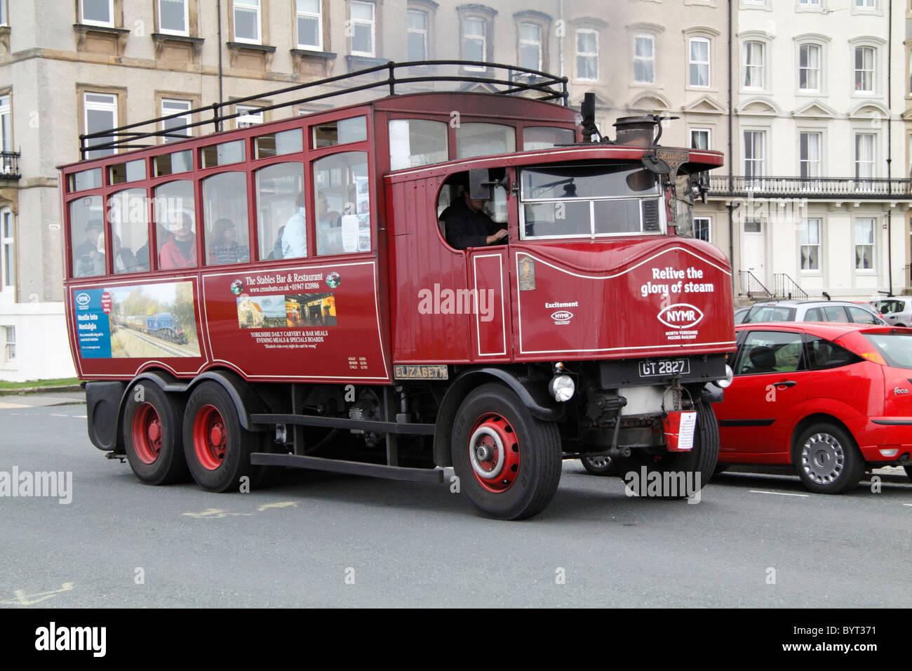 Elizabeth Steam Bus Stock Photo - Alamy