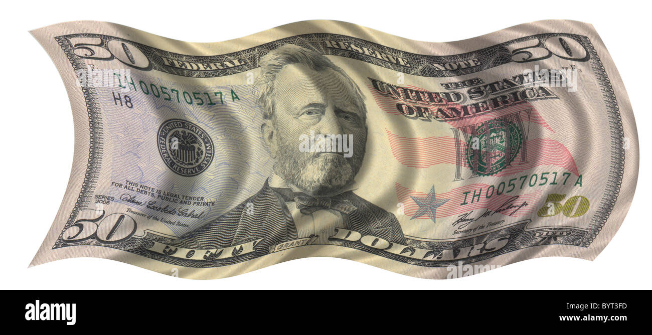 fifty dollar flag Stock Photo - Alamy