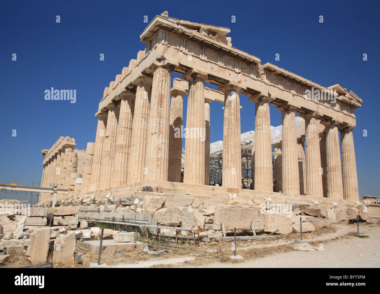 Parthenon, Acropolis Rock, Athens, Attiki, Greece, Europe Stock Photo ...
