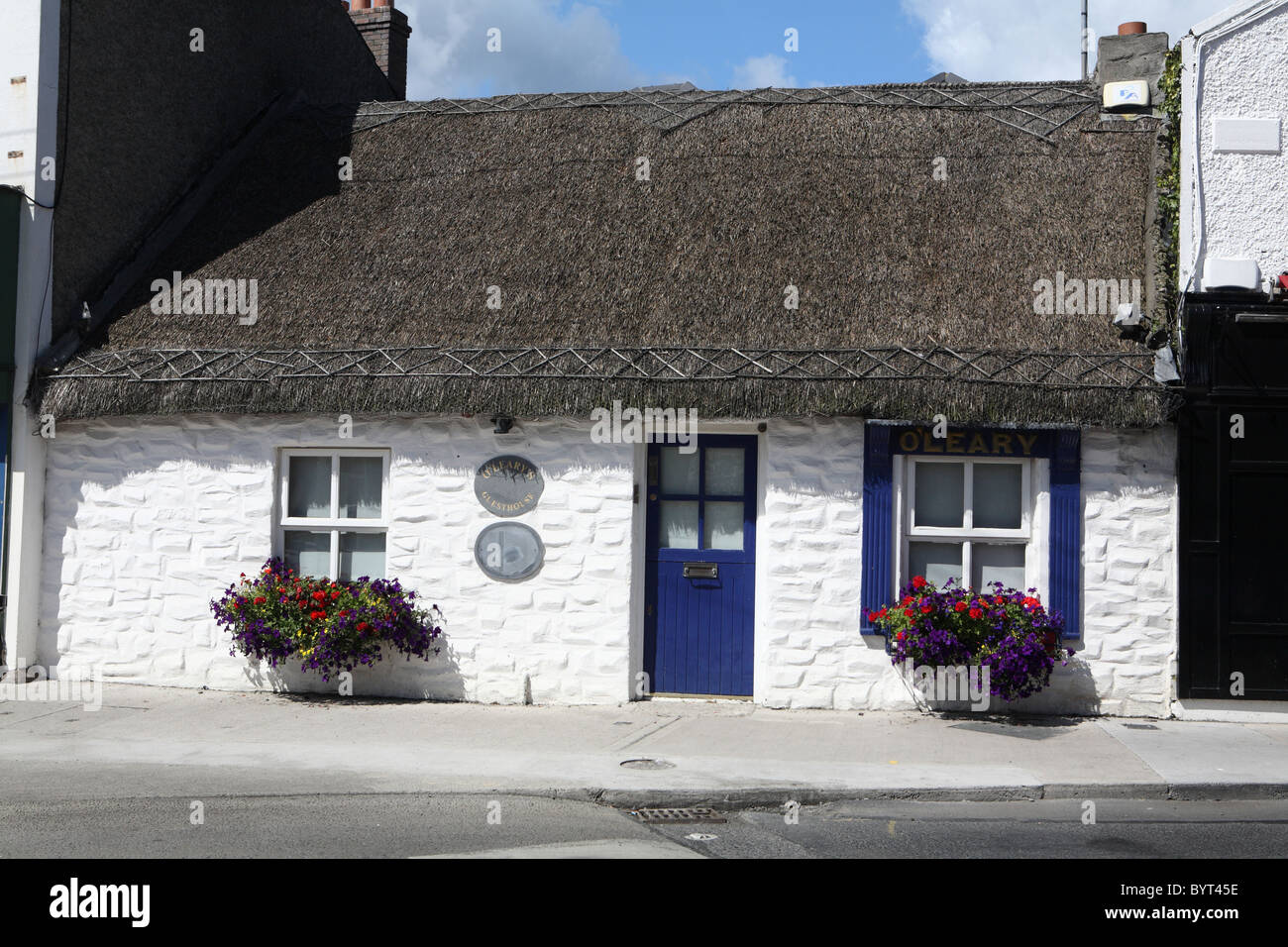 Thatched irish cottage Stock Photo - Alamy