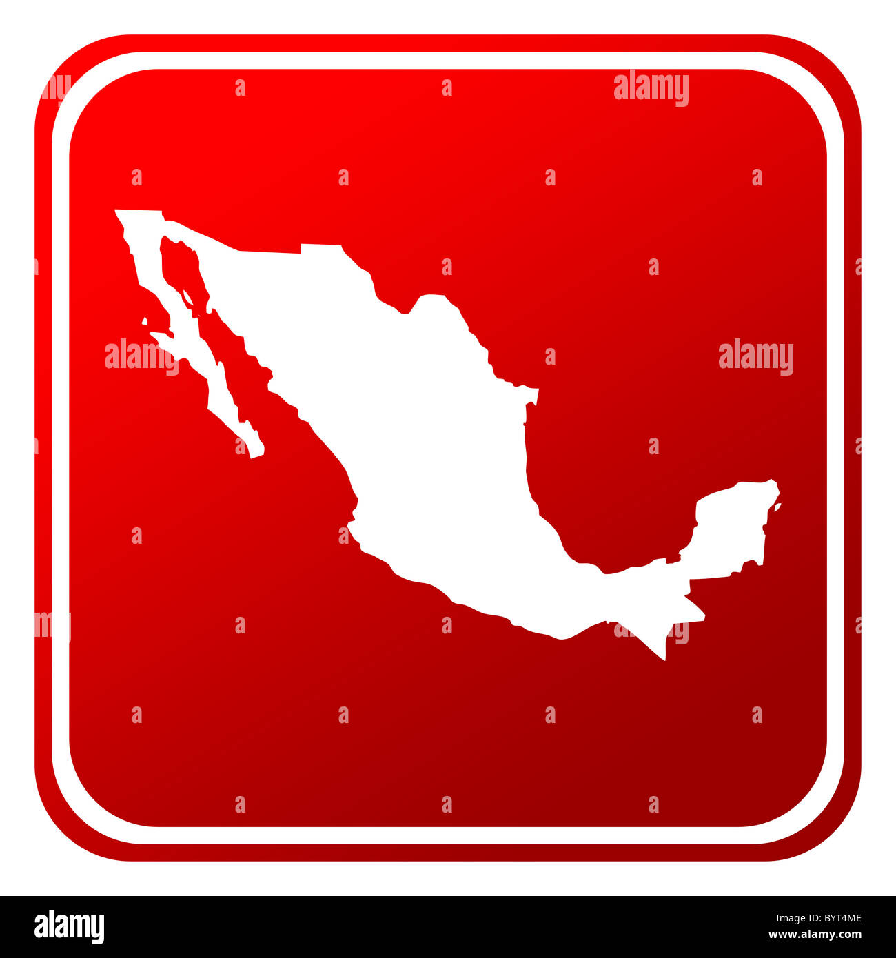 Mexico map hi-res stock photography and images - Alamy