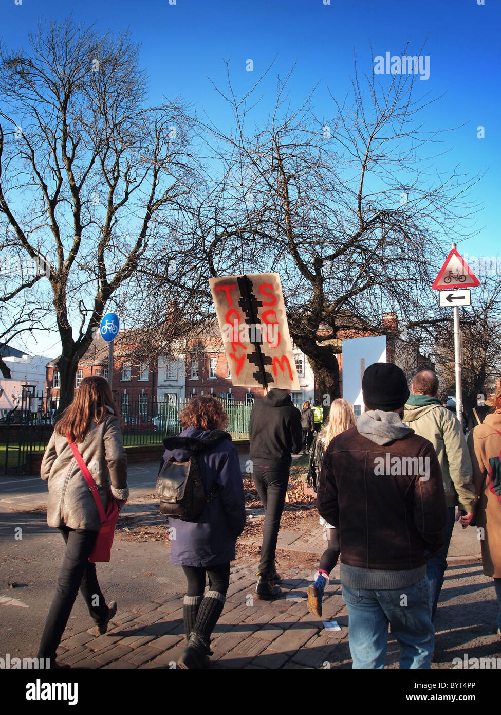 Anti tory government banner hi-res stock photography and images - Alamy