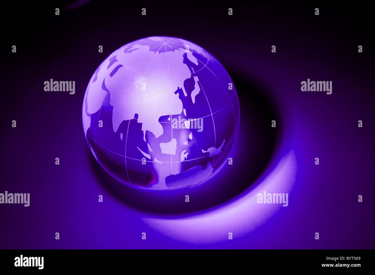 Purple globe world hi-res stock photography and images - Alamy