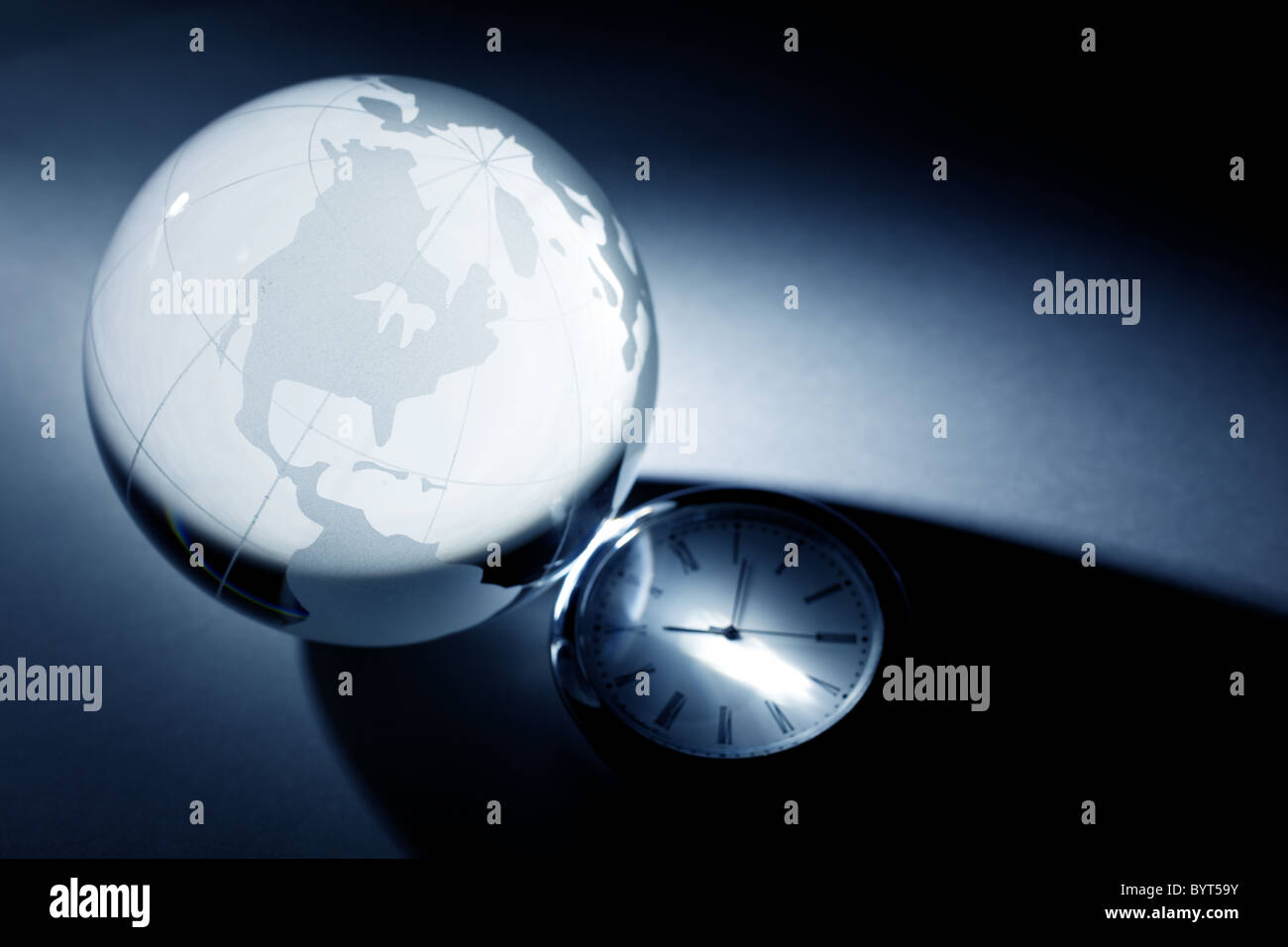 Globe clock background hi-res stock photography and images - Alamy