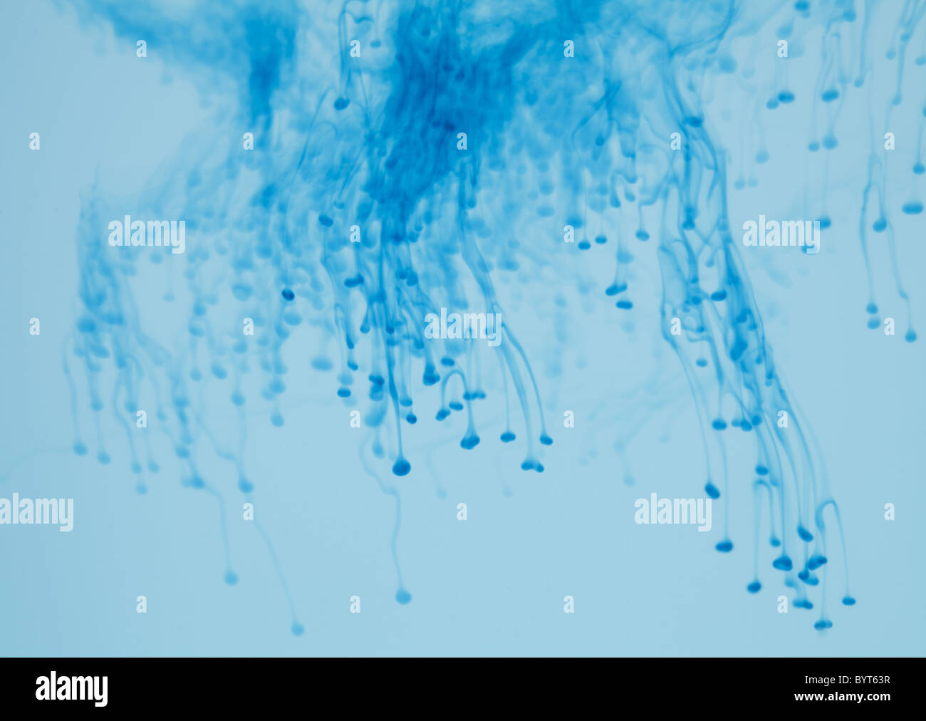 Liquid dissolved in water Stock Photo - Alamy