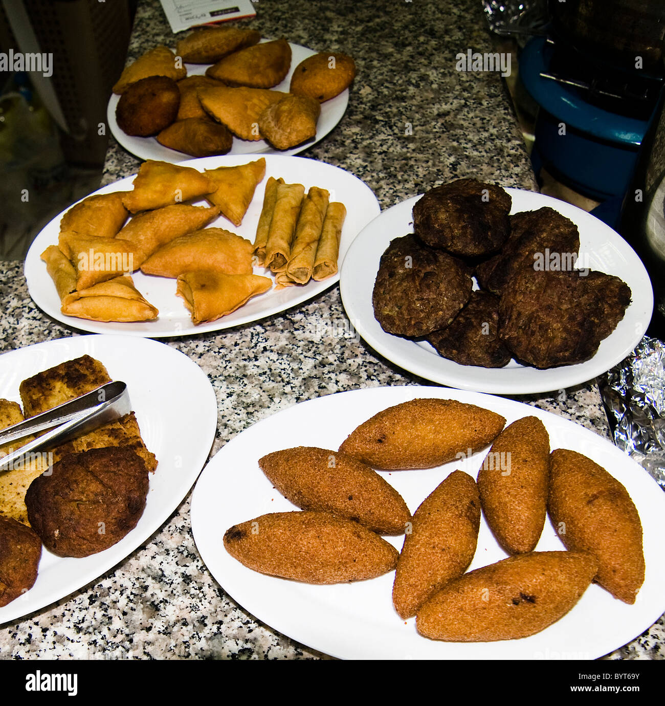 Kurdish snacks in a local restaurant in Jerusalem Stock Photo - Alamy