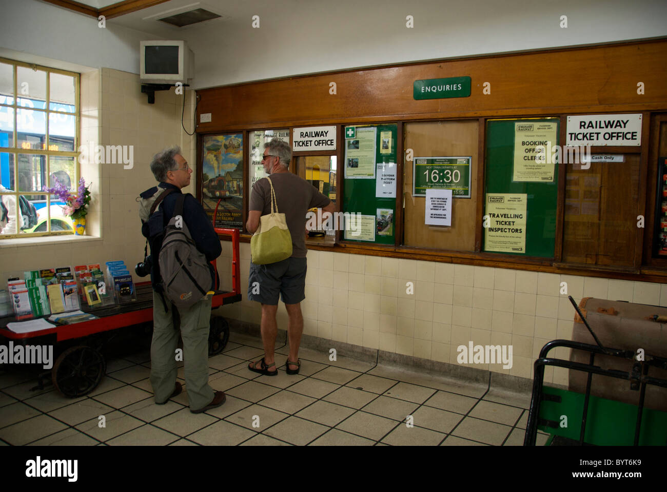 Swanage Station Turntable Locomotive Hampshire England UK Ticket Office ...