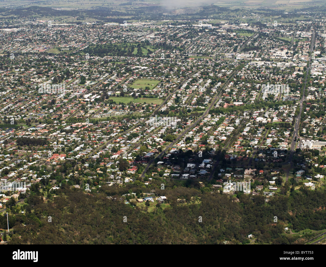 Toowoomba aerial hi-res stock photography and images - Alamy