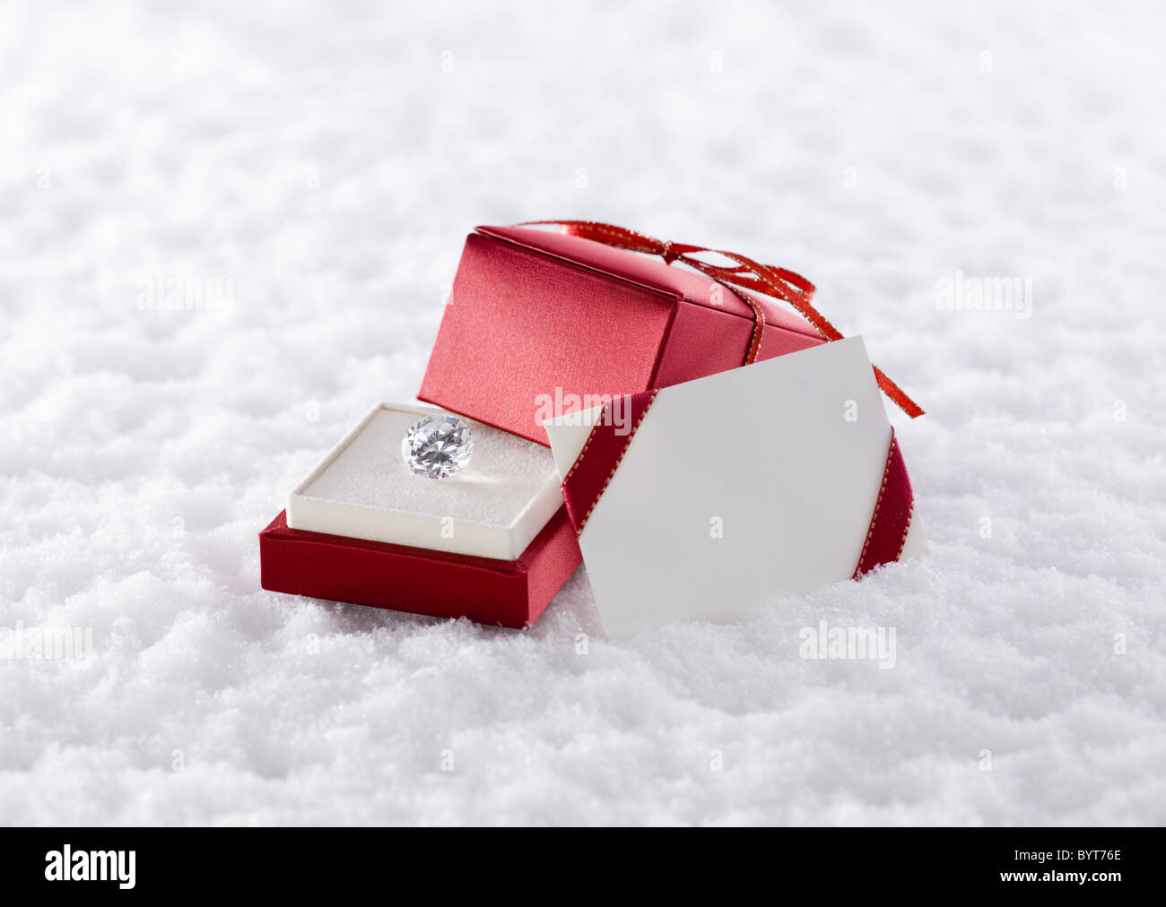 Jewel in gift box Stock Photo - Alamy