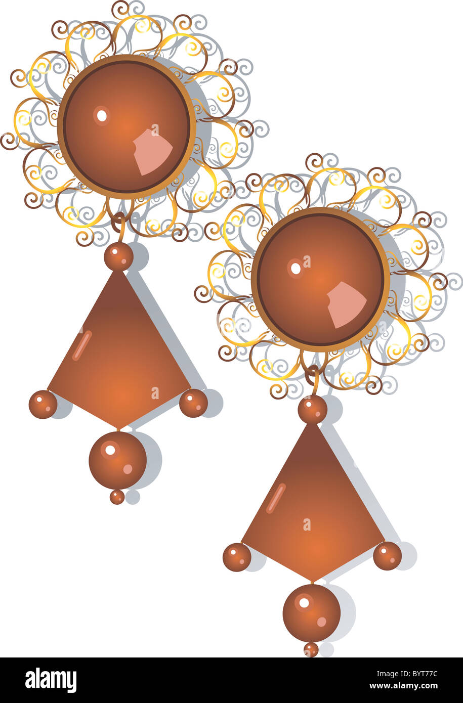 Ear ornaments Cut Out Stock Images & Pictures - Alamy