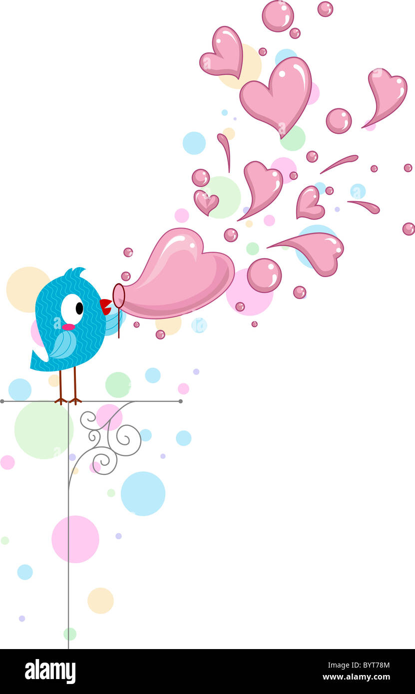Cupid Blowing Bubbles Clipart