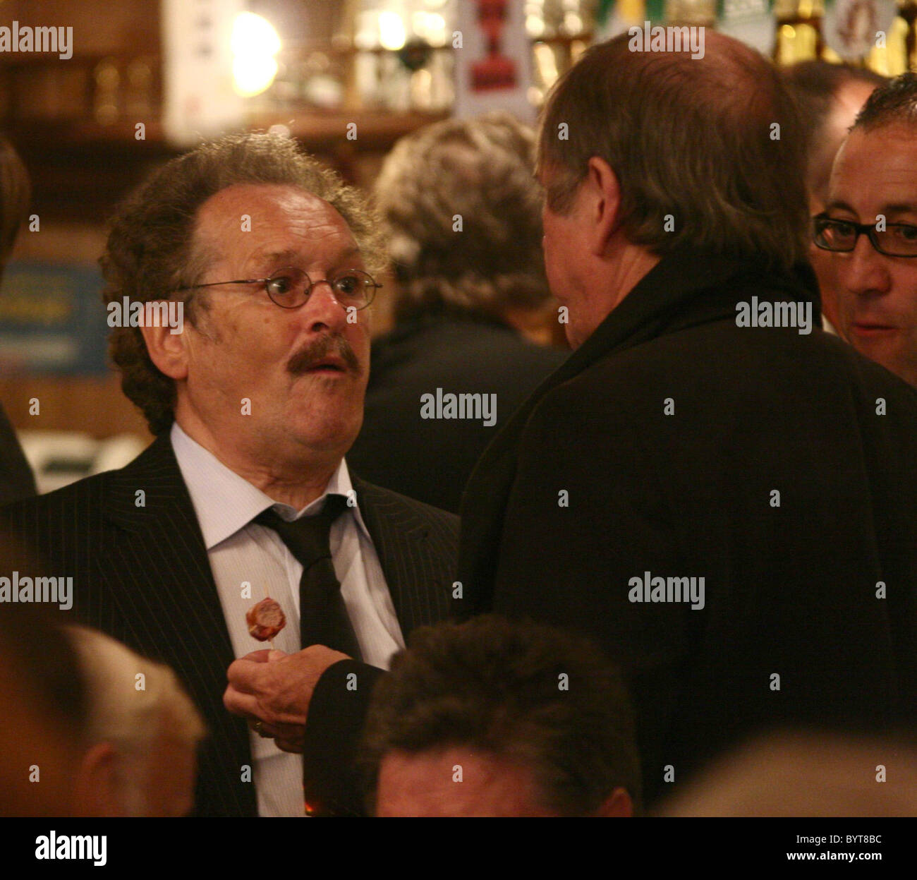 Bobby Ball and Dougie Brown Bernard Manning's wake held at the Embassy ...