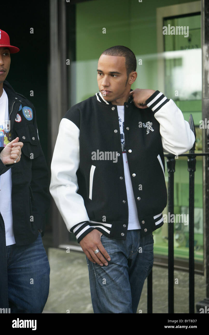 Lewis Hamilton and his new friend out shopping together, checking out ...