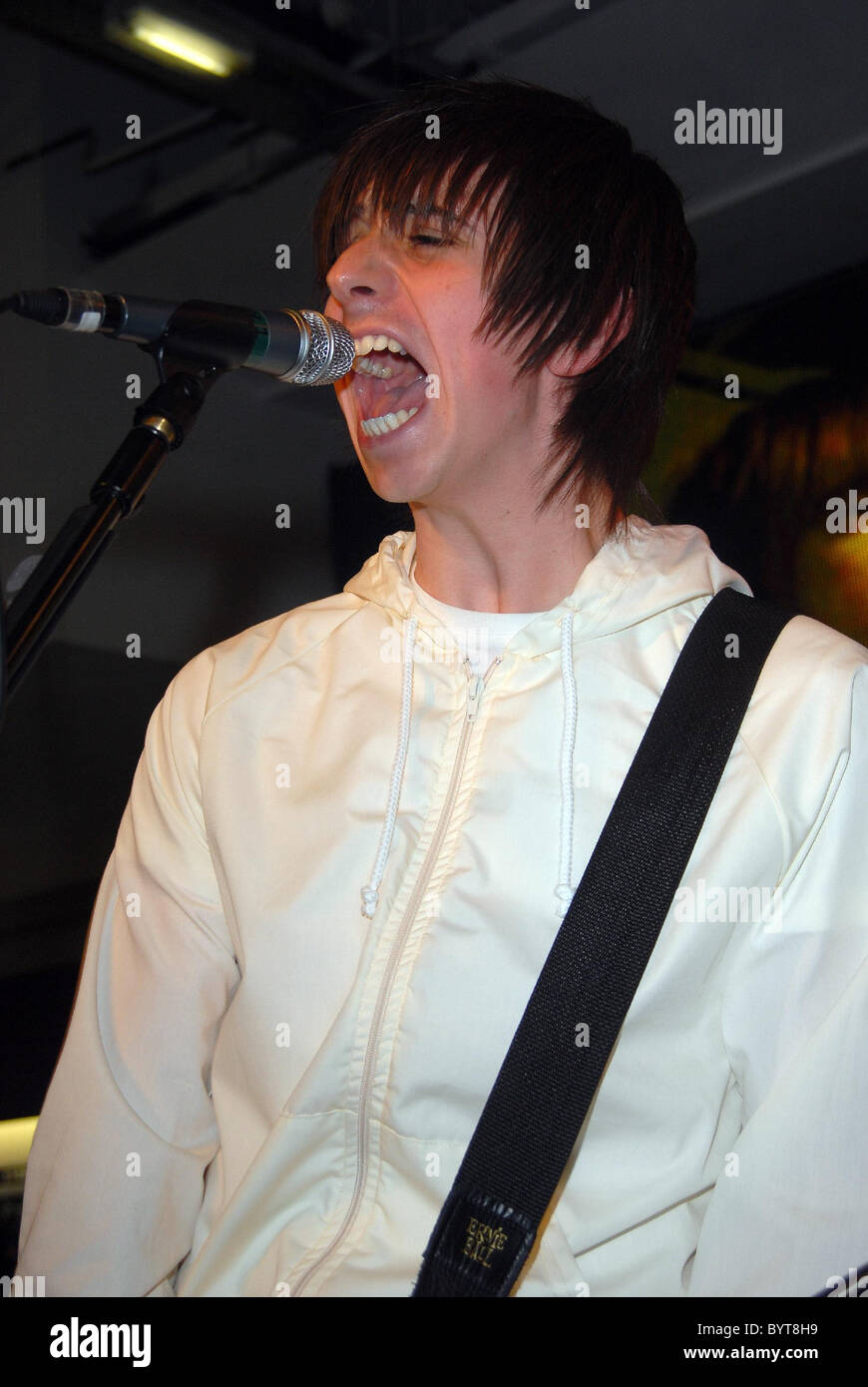 The Enemy play an in-store performance at the HMV music store to ...