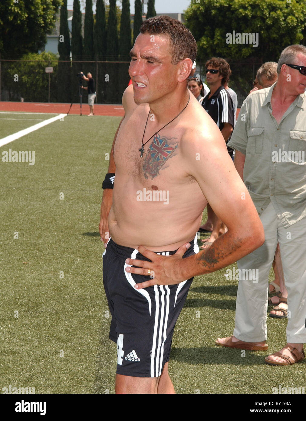 Vinnie Jones 'Soccer For Survivors' celebrity soccer match presented by ...