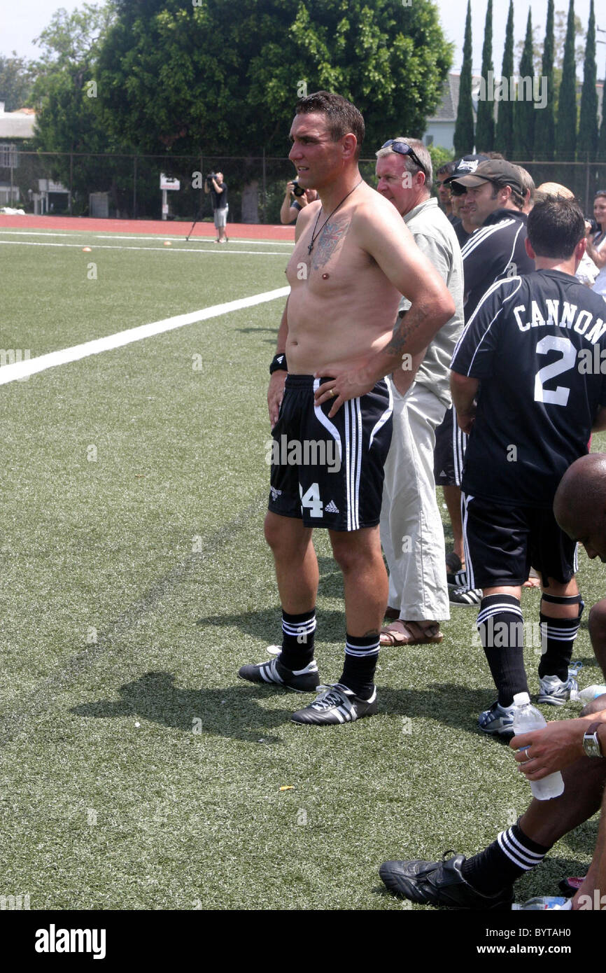 Vinnie Jones 'Soccer For Survivors' celebrity soccer match presented by ...