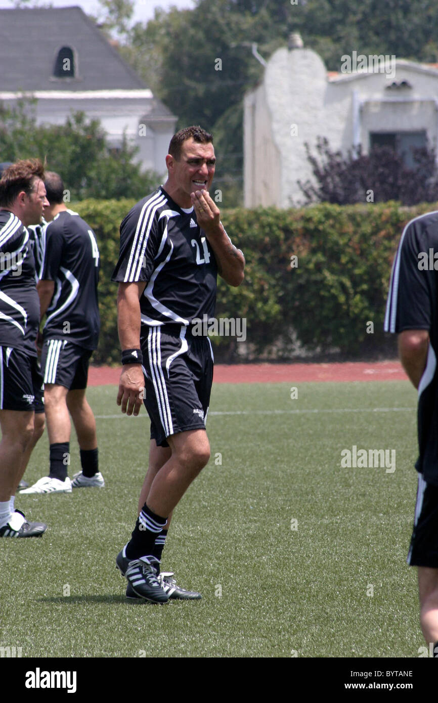 Vinnie Jones 'Soccer For Survivors' celebrity soccer match presented by ...