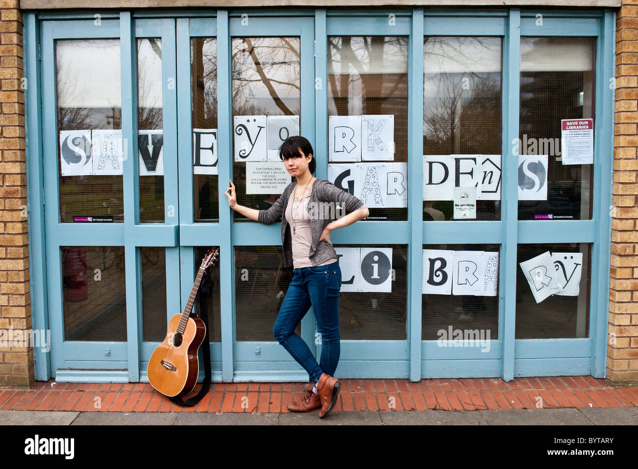 Singer Emmy the Great supports the Save our libraries campaign in the ...