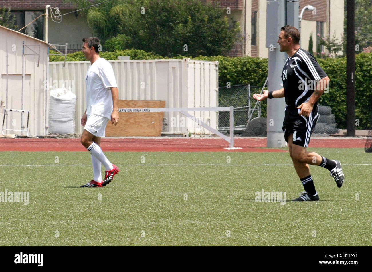 Vinnie Jones 'Soccer For Survivors' celebrity soccer match presented by ...