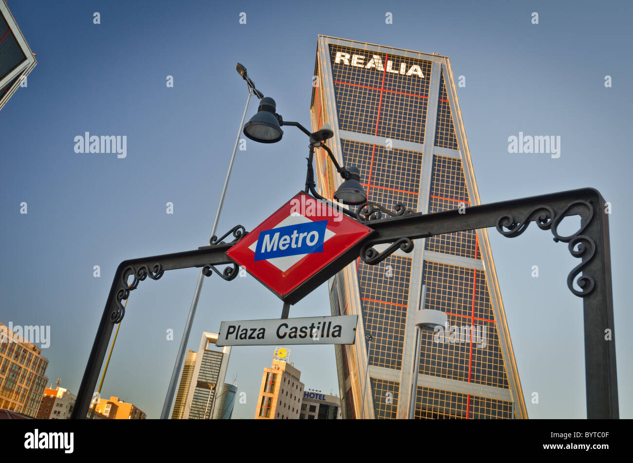 Plaza Castilla Madrid, Spain Stock Photo - Alamy