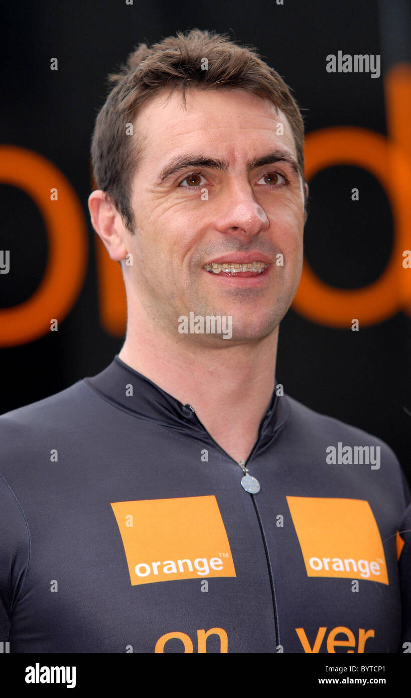 Jason Queally at a Photocall for Orange "On Your Bike" at the Piazza in ...