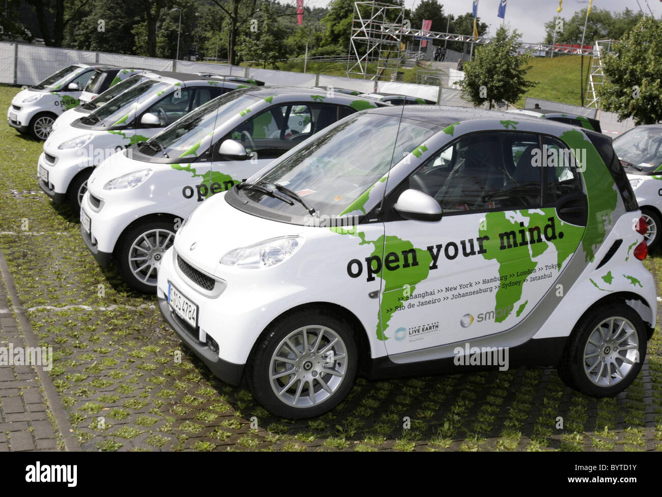 Smart Cars Live Earth Germany at the Arena, sponsored by Smart Car ...