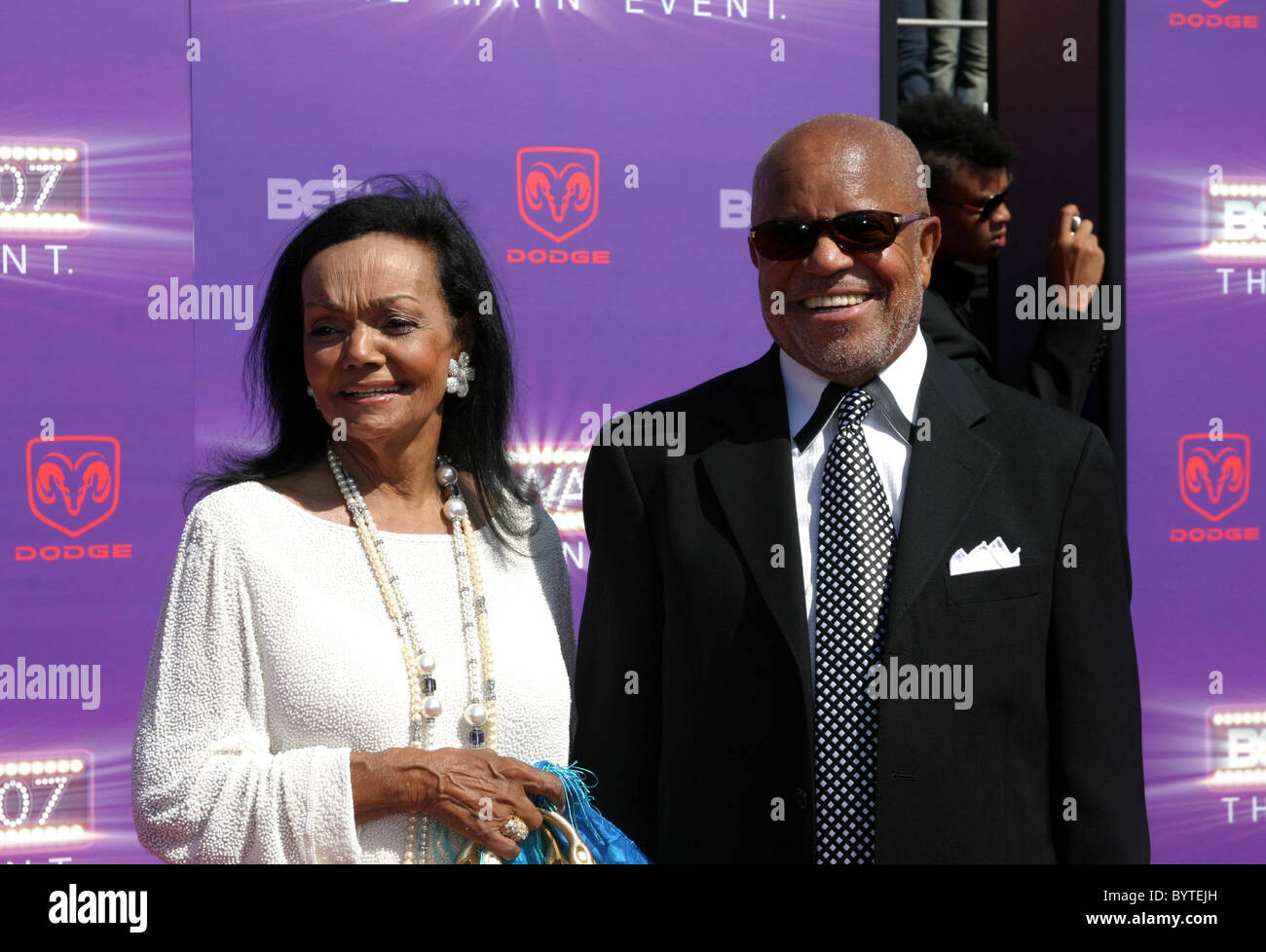 Berry gordy wife b e t awards 2007 hi-res stock photography and images ...