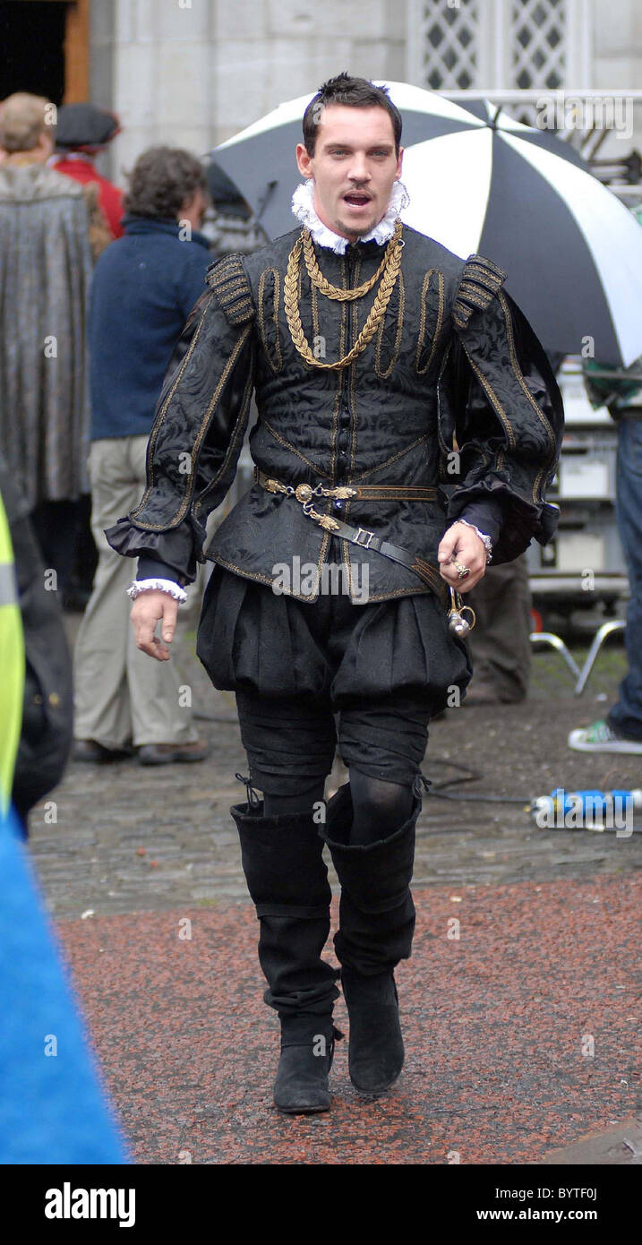 Jonathan Rhys Meyers Filming for the second series of 'The Tudors' on ...