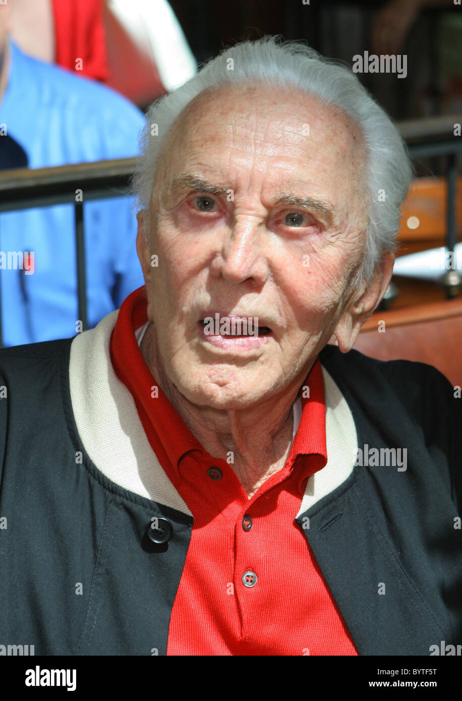 Hollywood legend, Kirk Douglas autographs editions of his new book 'Let ...