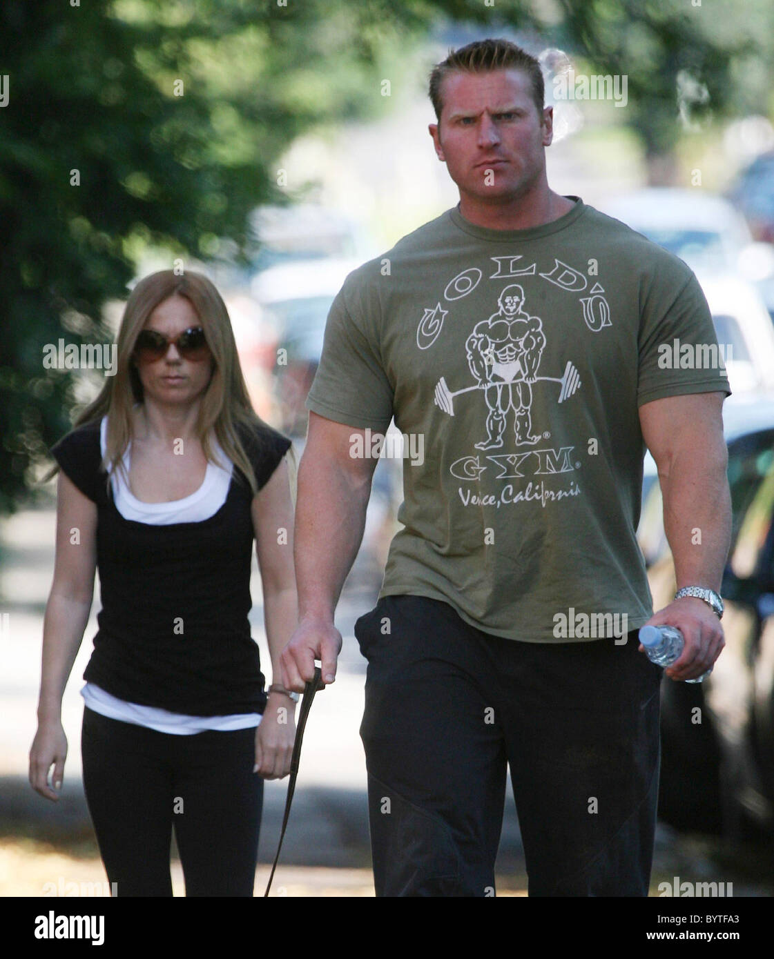Geri Halliwell and her personal fitness instructor Tim Blakeley leave ...