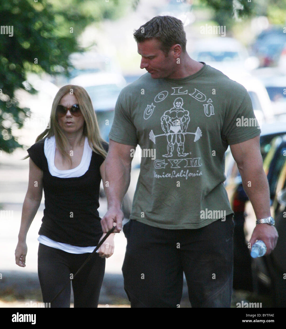 Geri Halliwell and her personal fitness instructor Tim Blakeley leave ...