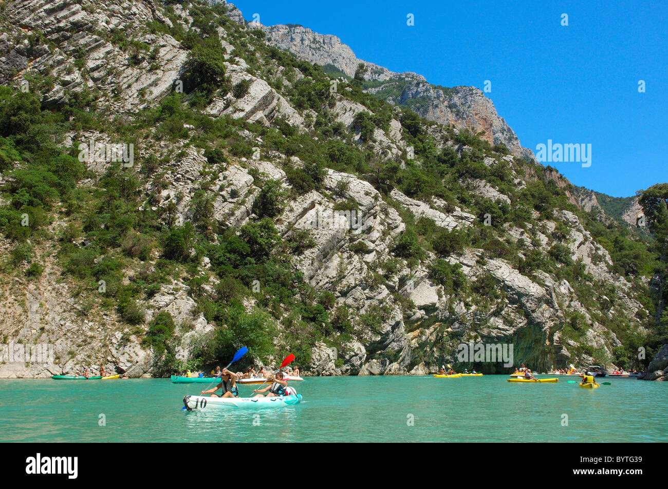 Canyon of the Verdon River, Verdon Regional Natural Park, Provence ...