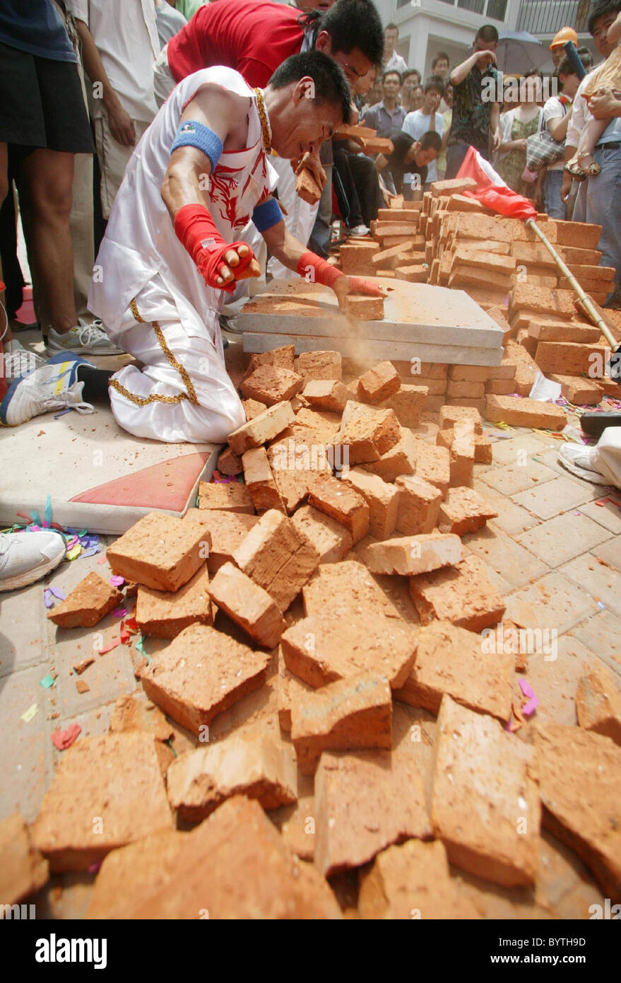 * HIT LIKE A TON OF BRICKS A martial arts hardman has made a career out ...