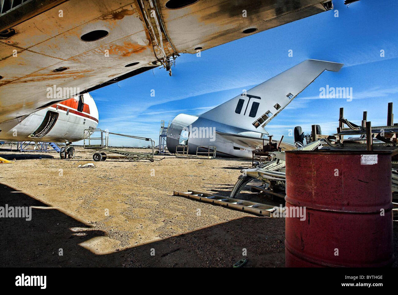 Airplane Graveyard These beautiful photographs of an airplane graveyard ...