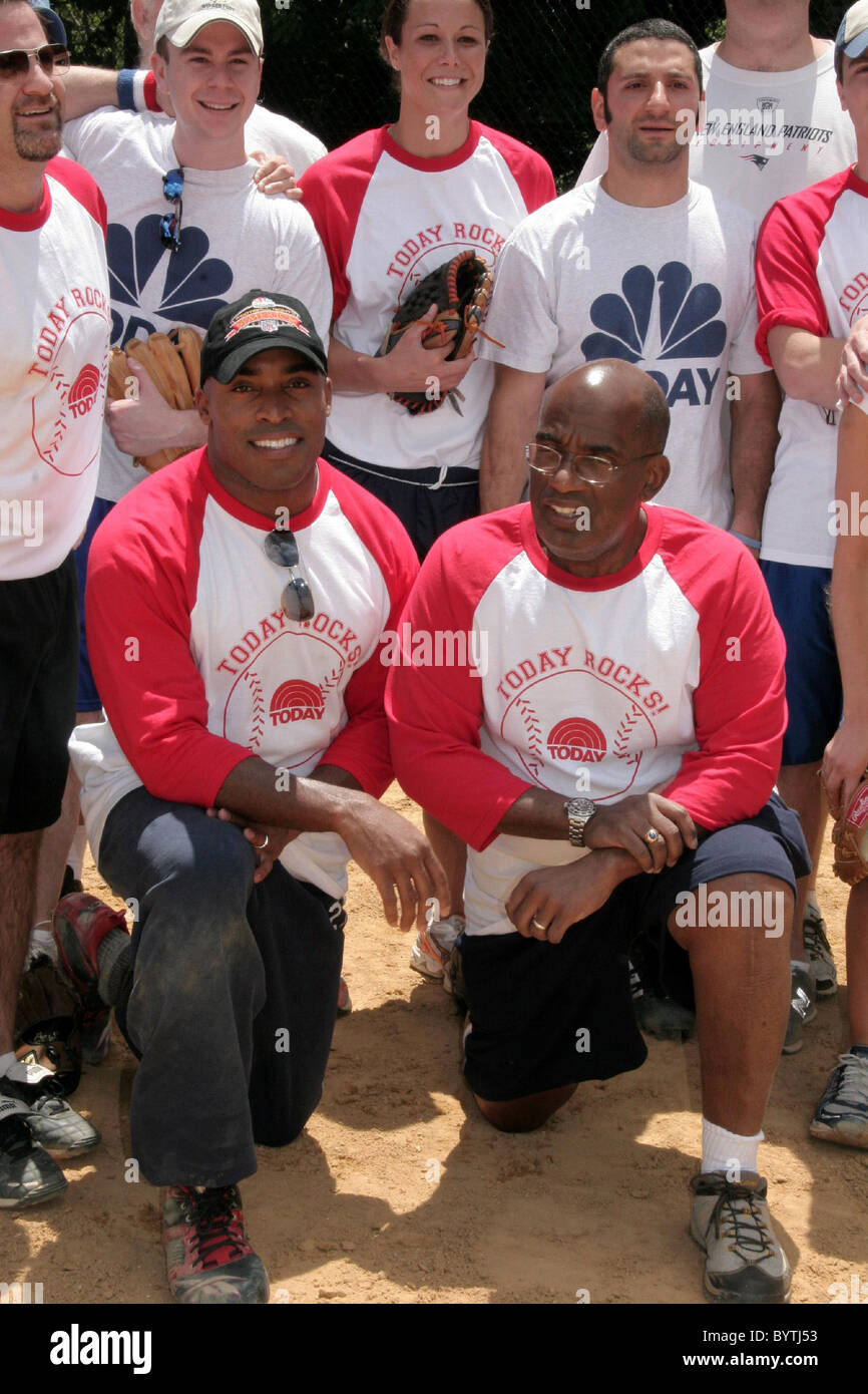 The Today Show' news anchors Tiki Barber and Al Roker ABC's 'Good ...
