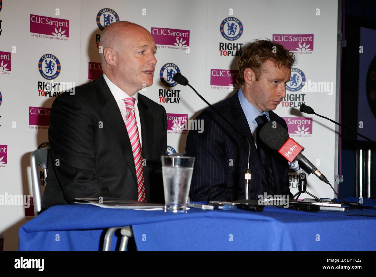Peter Kenyon and Simon Taylor Chelsea FC unveiled a new multi million ...