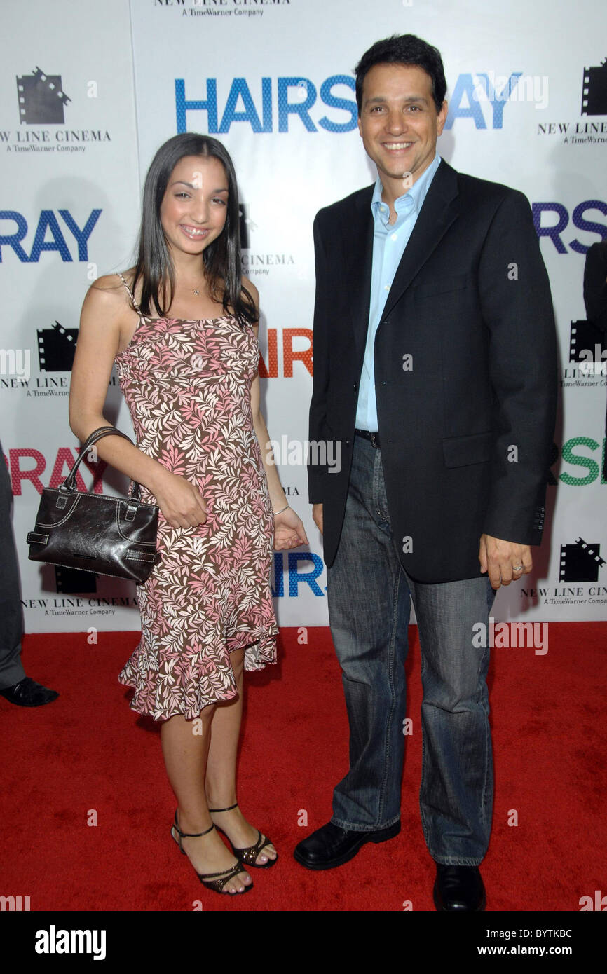 Ralph Macchio and Guest New York premiere of 'Hairspray' held at the ...