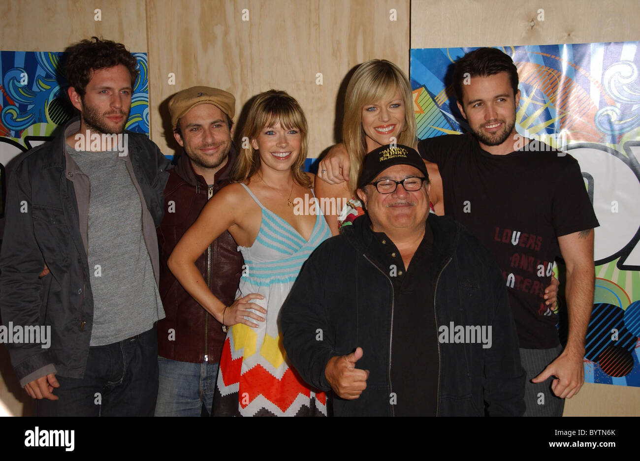 Danny Devito And Cast Of Its Always Sunny In Philadelphia 2007 Fox Tca Summer Party Held At