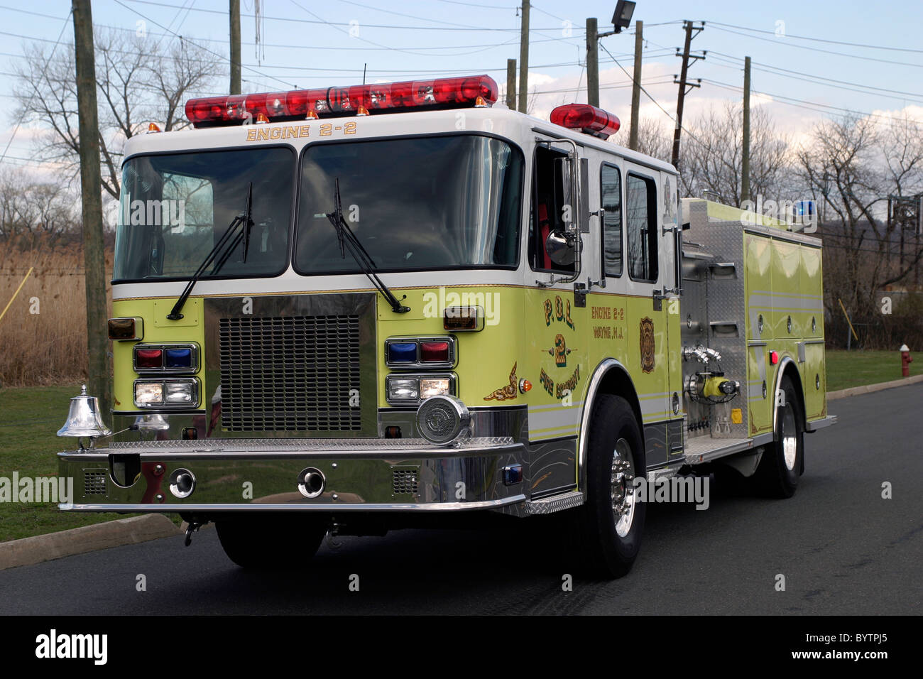 Engine 2-2 Wayne fire department New jersey Stock Photo - Alamy