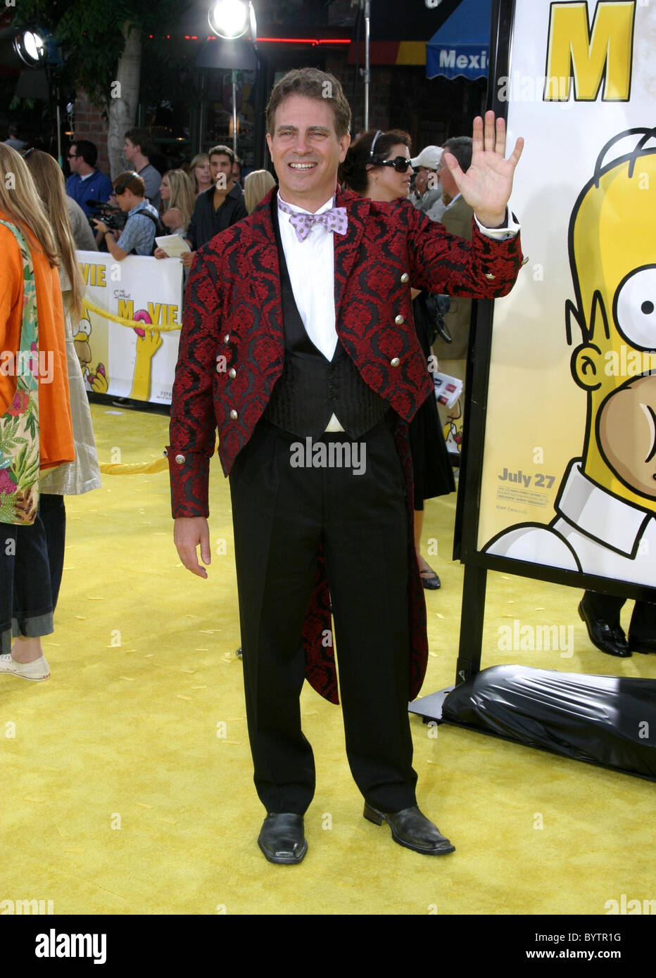 David Silverman 'The Simpsons Movie' premiere at the Mann Village ...