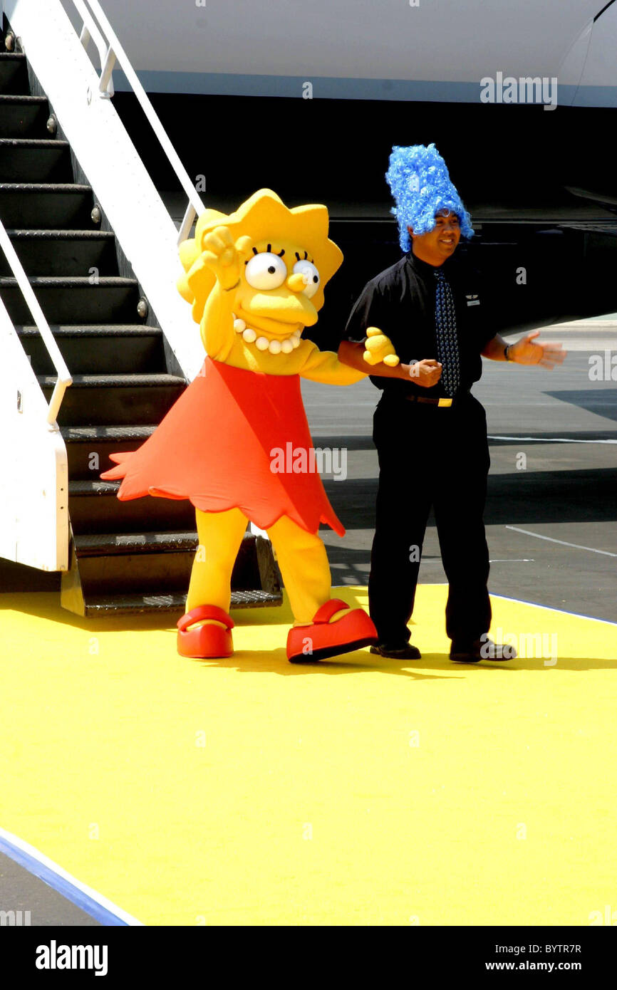Lisa Simpson Jet Blue unveils aircraft in celebration of ' The Simpsons ...