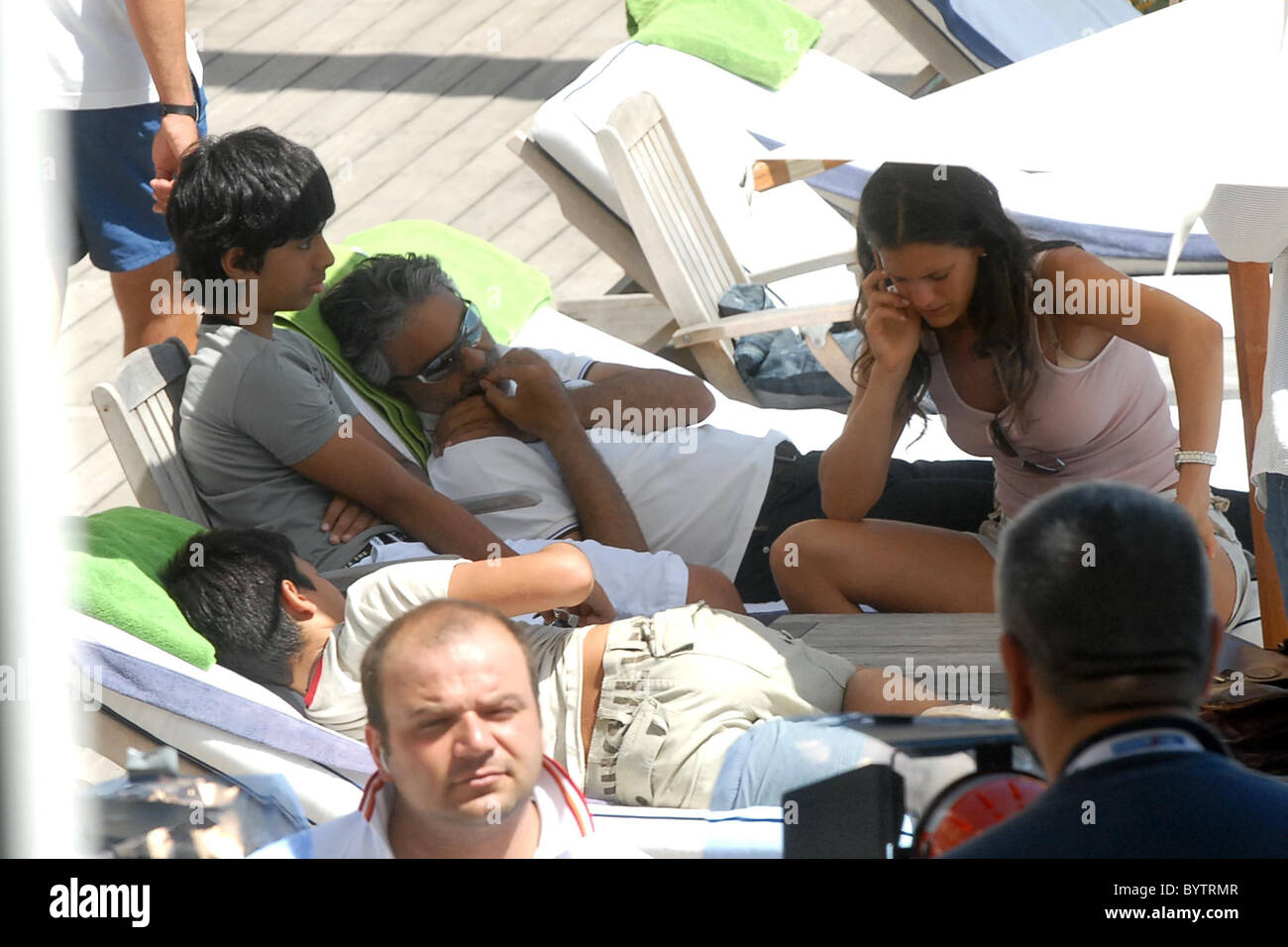 Andrea Bocelli, his new girlfriend Veronica Berti, and his two sons ...