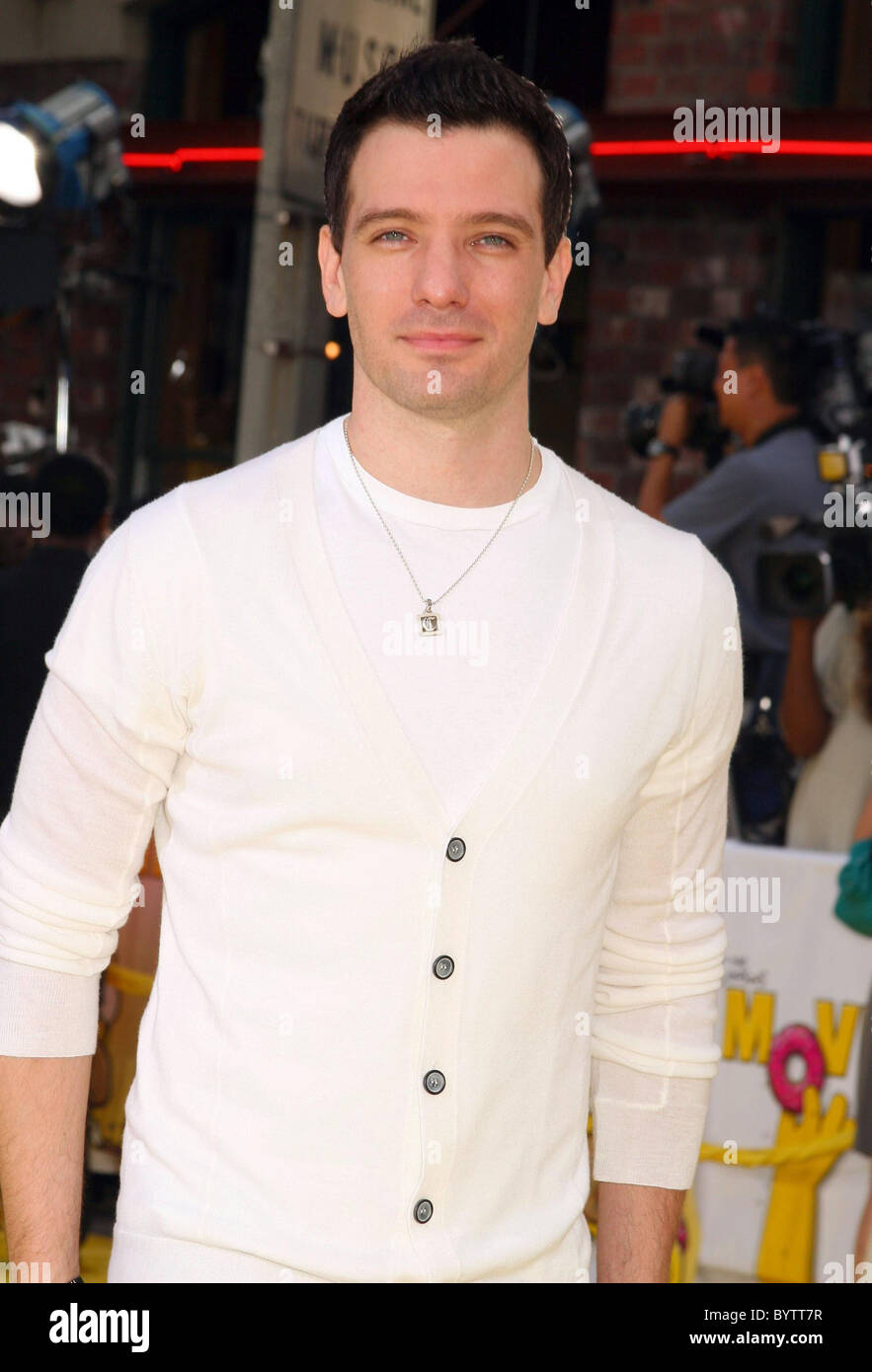 JC Chasez 'The Simpsons Movie' premiere at the Mann Village Theater ...
