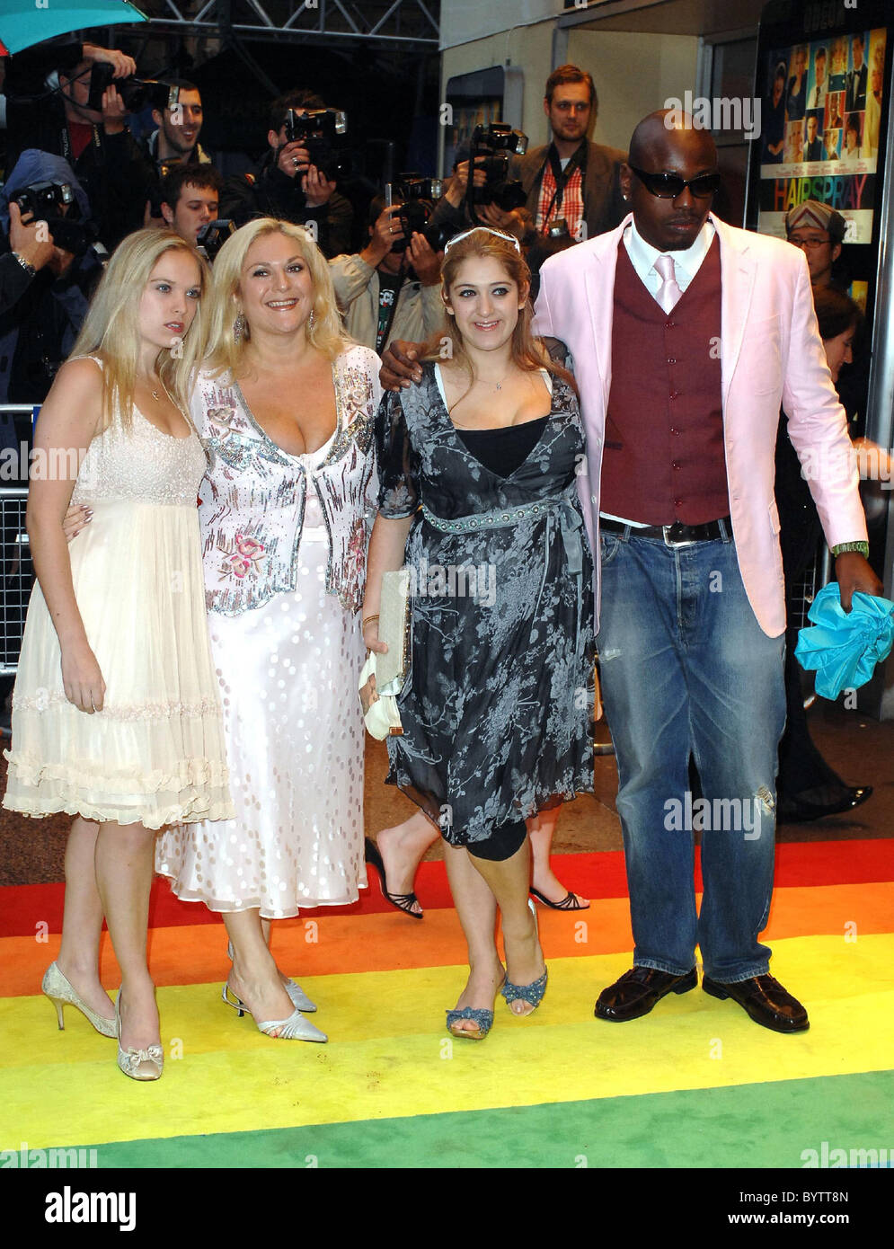 Ben Ofoedu, Vanessa Feltz and guests UK Premiere of 'Hairspray' held at ...