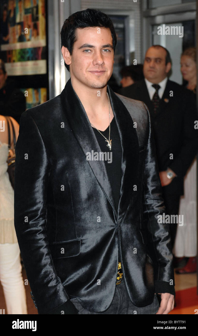 Danny Bayne aka Danny Zuko UK Premiere of 'Hairspray' held at the Odeon ...