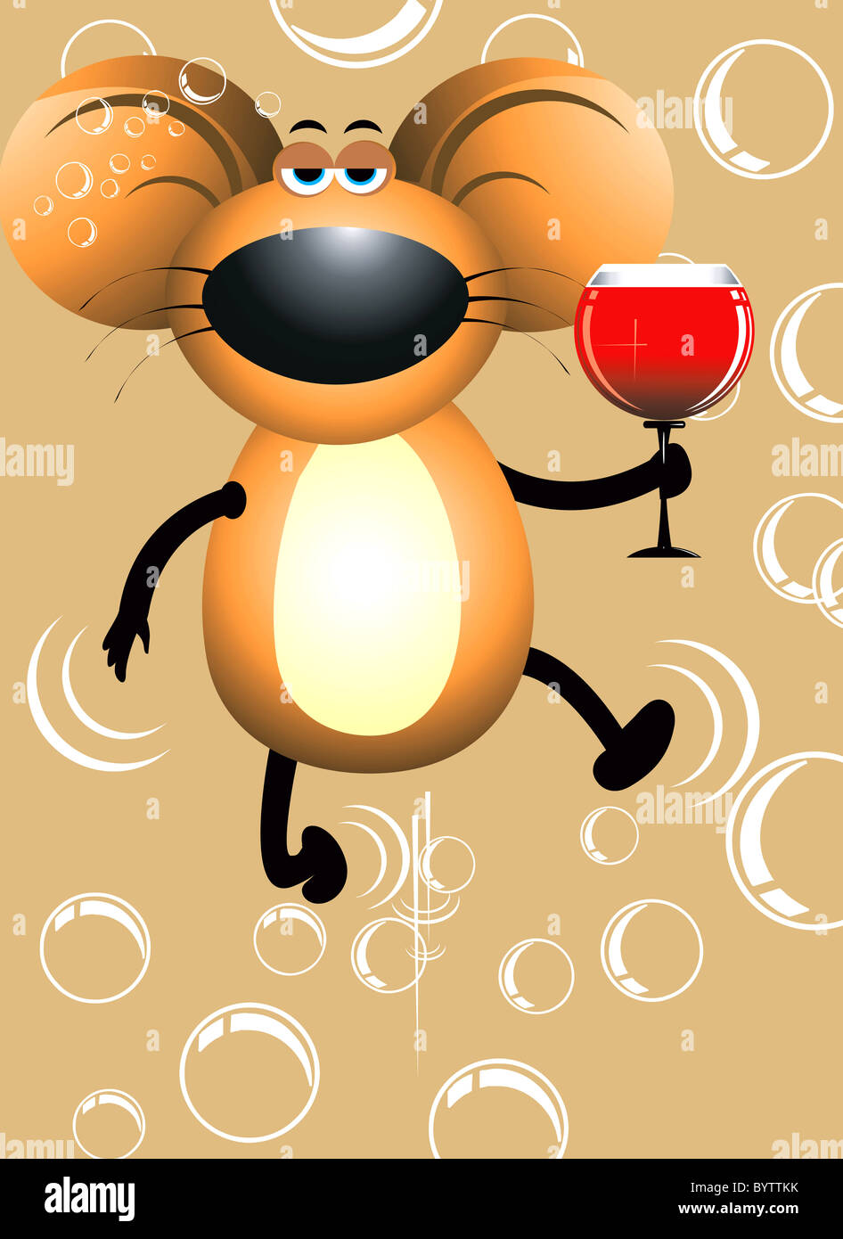 Rat and wine Stock Photo - Alamy