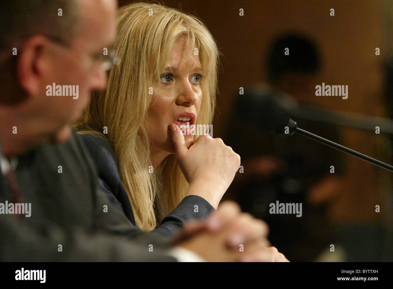 President Bush's former political director Sara Taylor arrives on ...