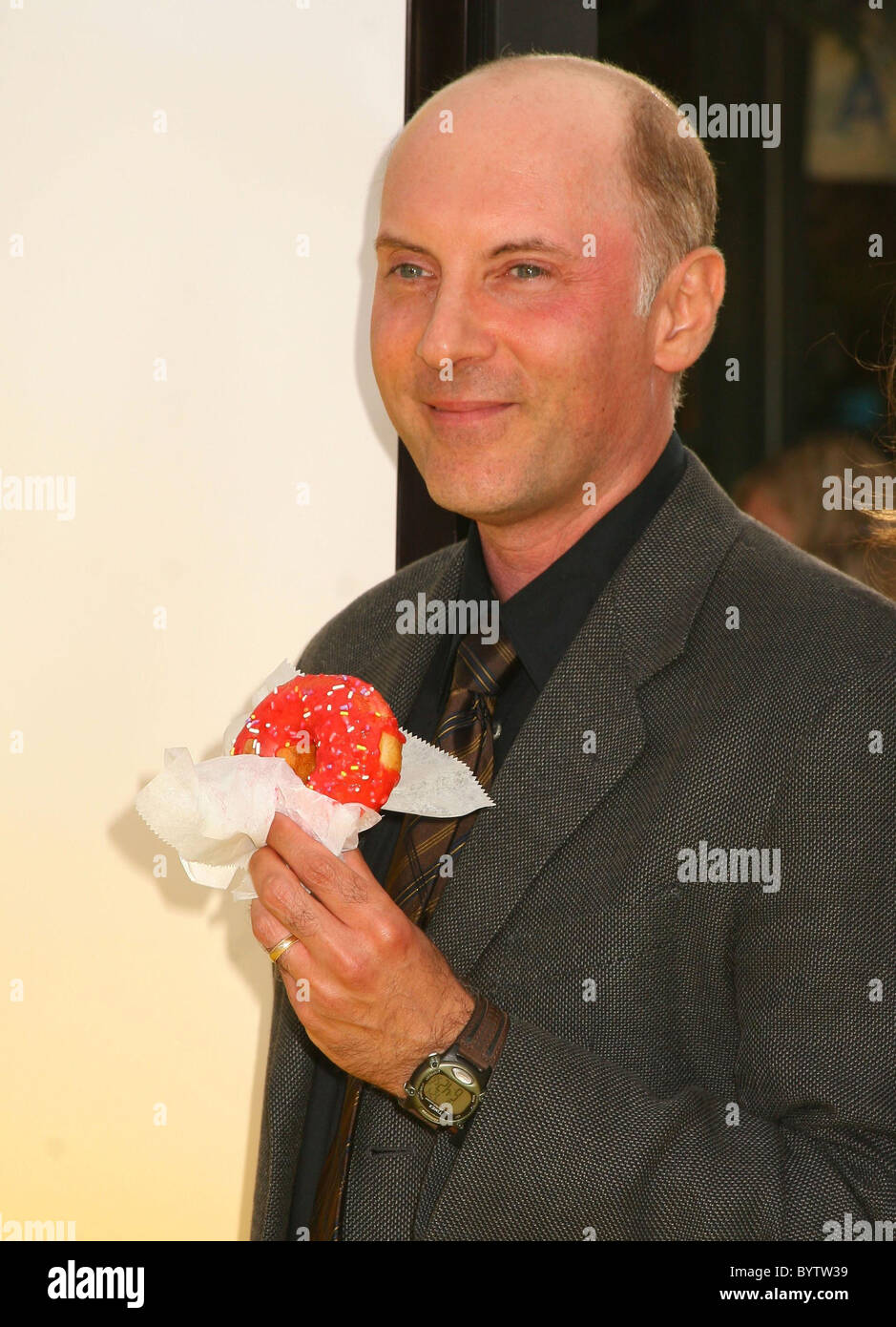Dan Castellaneta Voice Of Homer Simpson The Simpsons Movie World Premiere Arrivals Held The