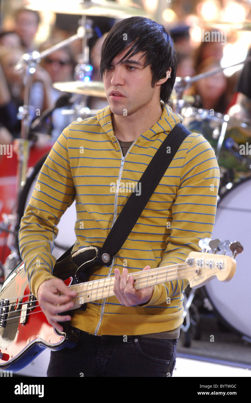 Pete Wentz Fall Out Boy performs Live on NBC's 'The Today Show' Toyota ...