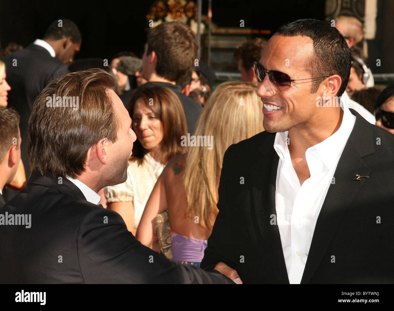 Christian Slater and Dwayne "The Rock" Johnson The 2007 ESPY Awards ...